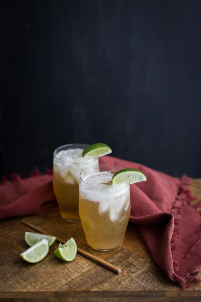 Ginger Lime Fizz (Non-Alcoholic) | Naturally Ella